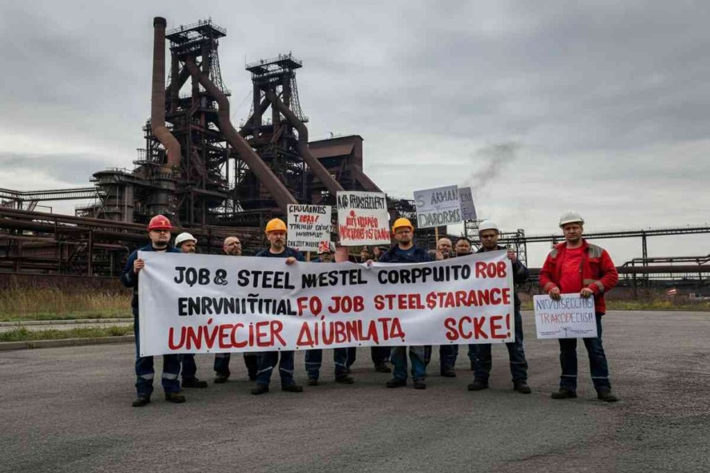 Tensioni e proteste: l'occupazione dell'ex Ilva e i blocchi stradali ...